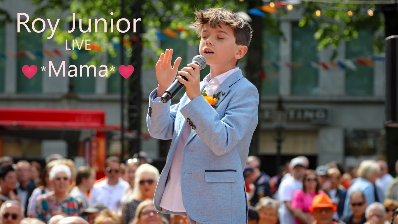 Roy Junior (Live) "Mama" Koningdag TvEllef Roermond NL - YouTube