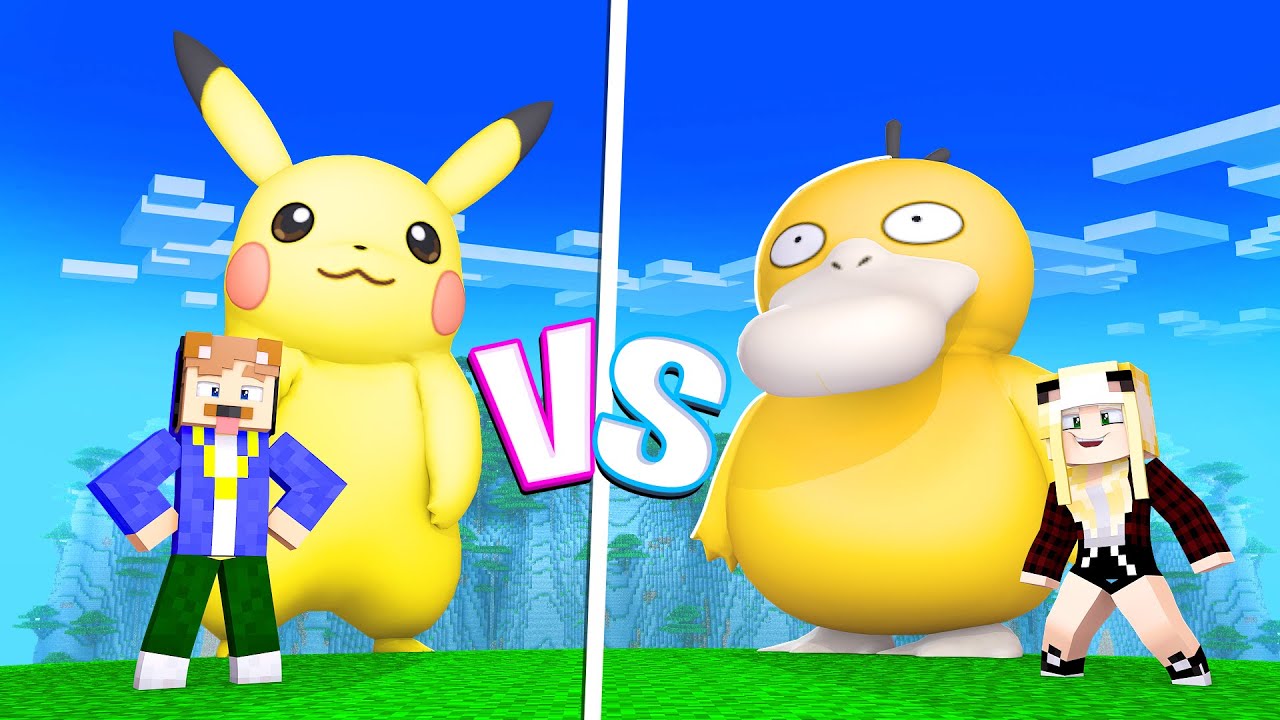 PIKACHU VS. ENTON IN MINECRAFT! - YouTube