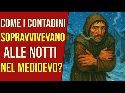 Come i contadini sopravvivevano alle notti PIÙ FREDDE nel medioevo?