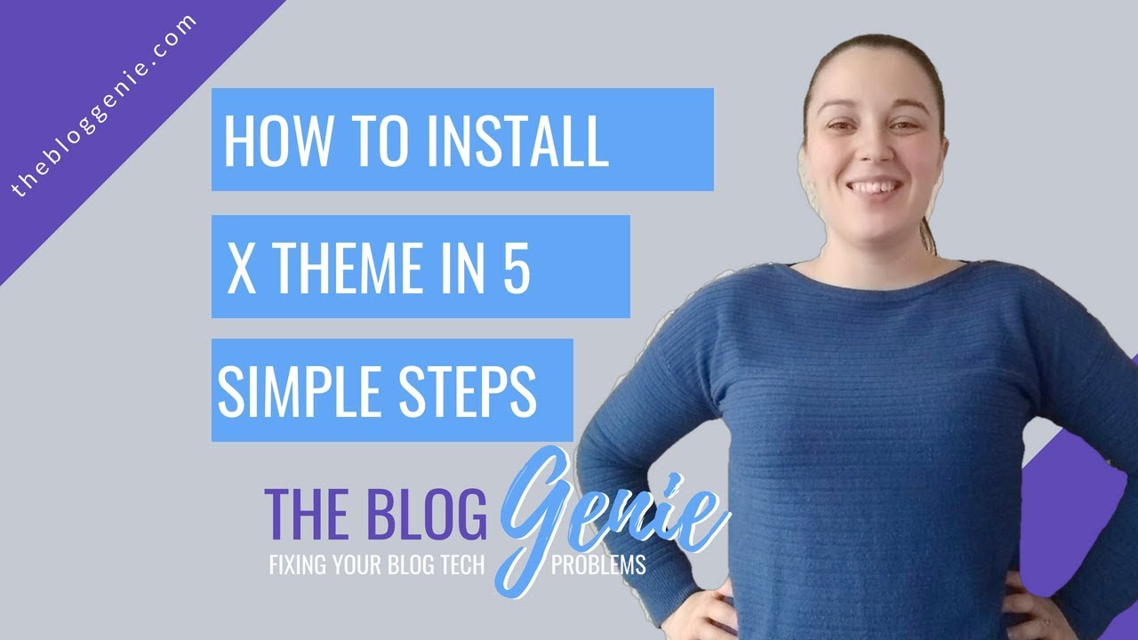 How To Install X Theme Wordpress - 5 Simple Steps - YouTube