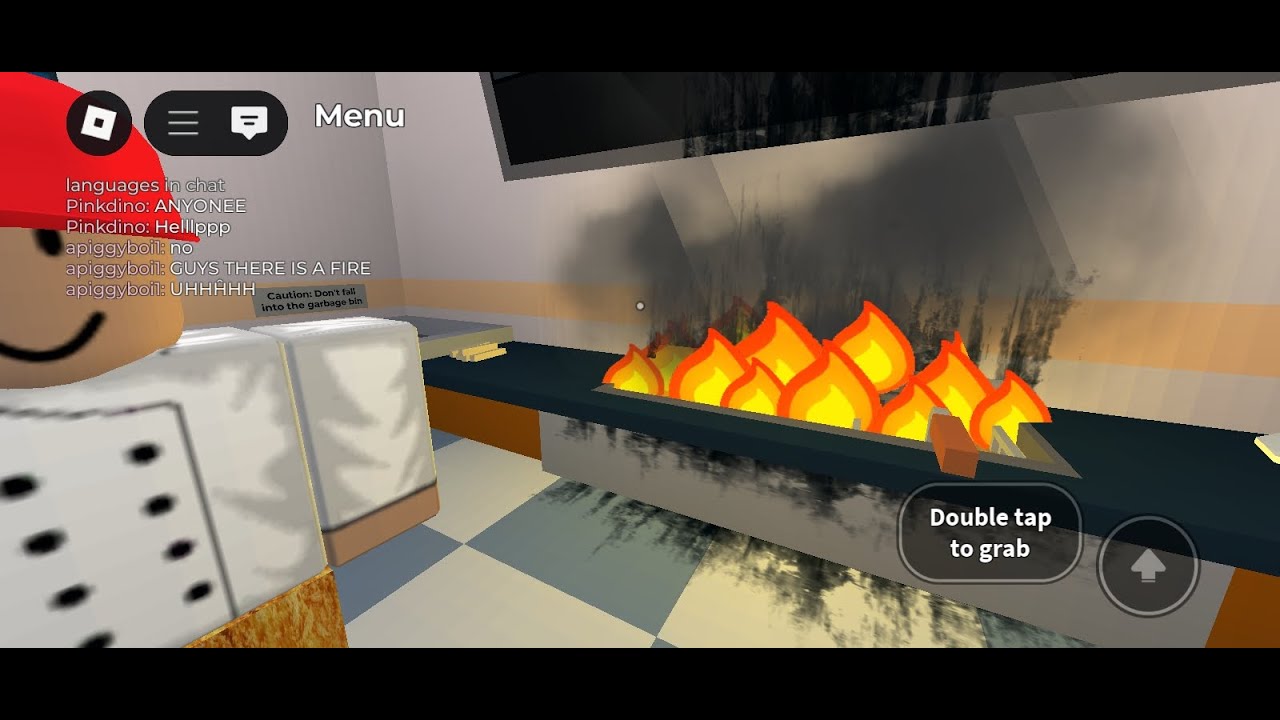 Turning the kitchen into hell | Roblox cook burgers - YouTube