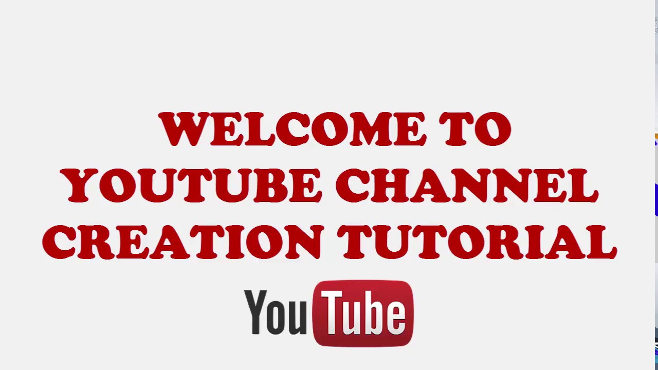 How to create a Youtube Channel - 2020 approved method - YouTube