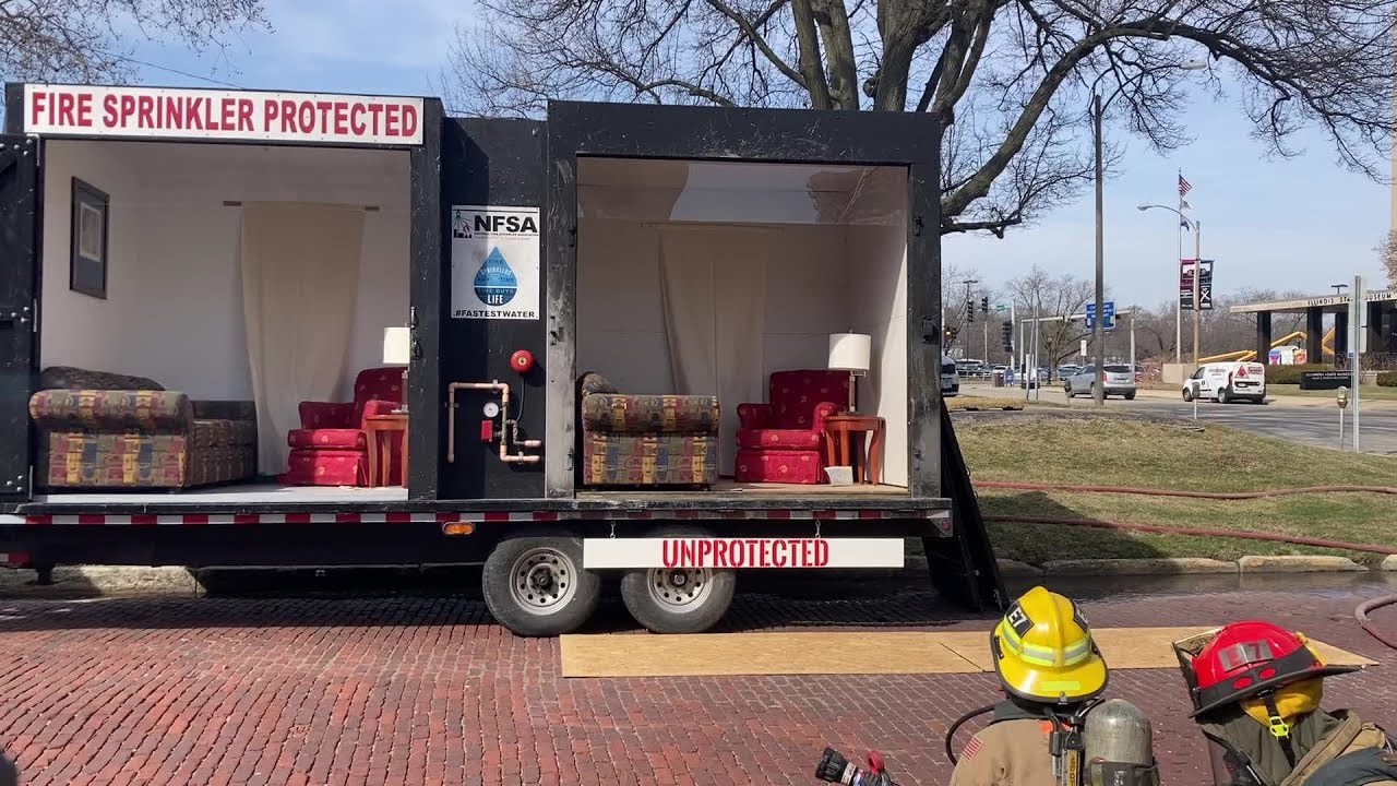 NFSA Trailer Burn demonstration part 1 - YouTube