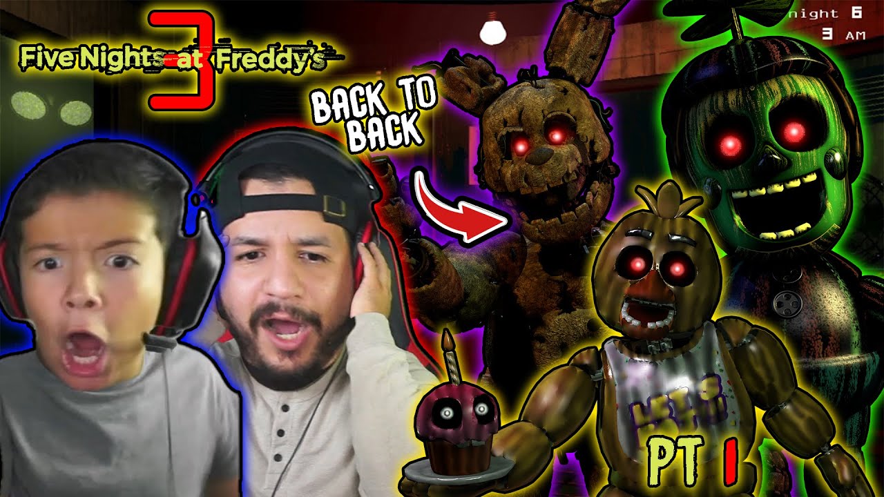 FNAF PHANTOM CHICA & BALLOON BOY JUMPSCARED US SO BAD ! | FIVE NIGHTS ...