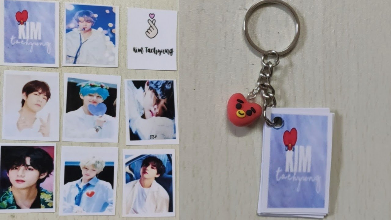 DIY bts taehyung Keychain 💜💜|| #youtube #bts #bysarmy #creative - YouTube
