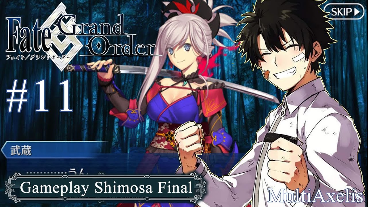 Gameplay Fate Grand Order Shimosa Final - Stream FGO #11 (Alex) - YouTube