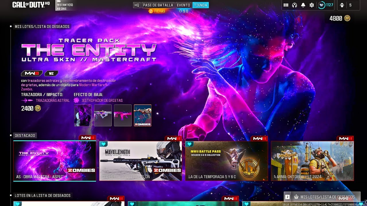 TRACER PACK: THE ENTITY - ULTRA SKIN / MASTERCRAFT #warzone #warzone2 # ...