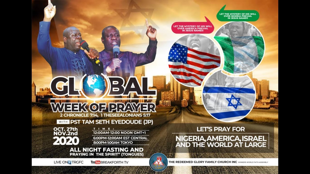 GLOBAL WEEK OF PRAYER || ==PT.2 == || TAM SETH EYEDOUDE - YouTube