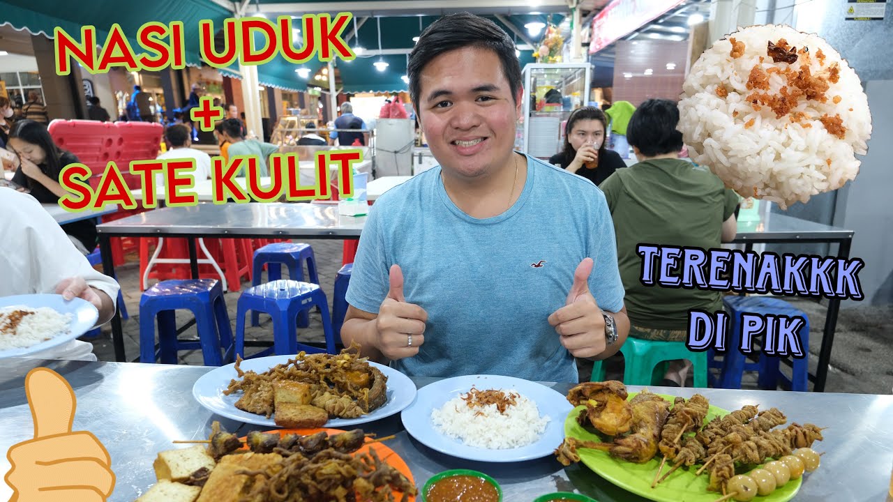 NASI UDUK DAN SATE KULIT TERENAK DI PIK!! NASI UDUK KIKOSARI - YouTube