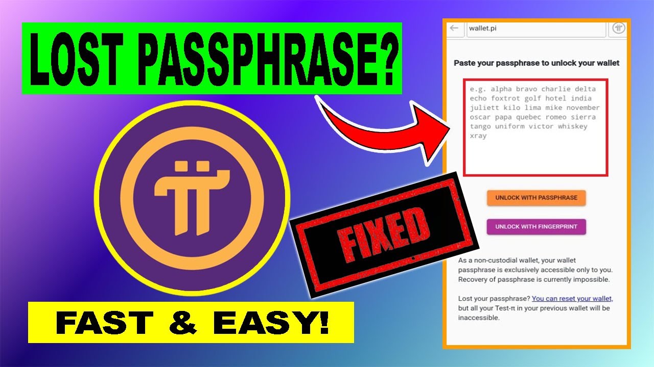 💯👉Pi Network Passphrase Recovery | Simple and Quick Guide (TAGALOG ...