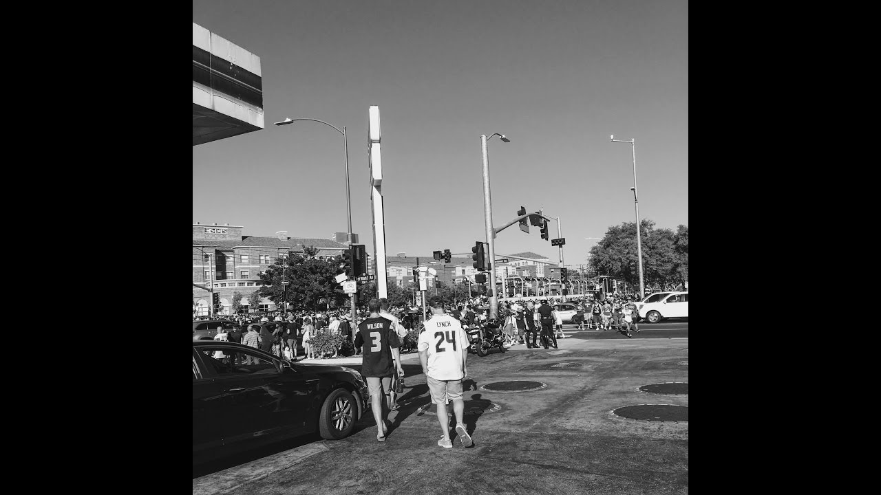 Aftermath of the Los Angeles Rams first home game - YouTube
