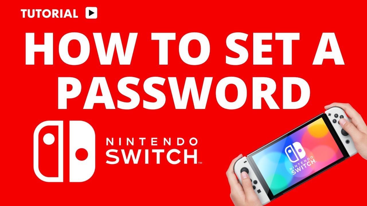 how to put a password on nintendo switch - YouTube
