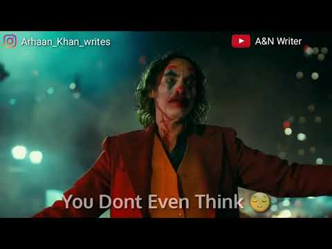 Joker WhatsApp Status || Joker Says || Joker Movie Ending Scene || Jokers Bloody Smile ||