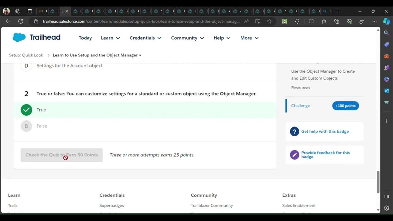 Learn To Use Setup And The Object Manager Setup Quick Look Salesforce Solution Salesforce
