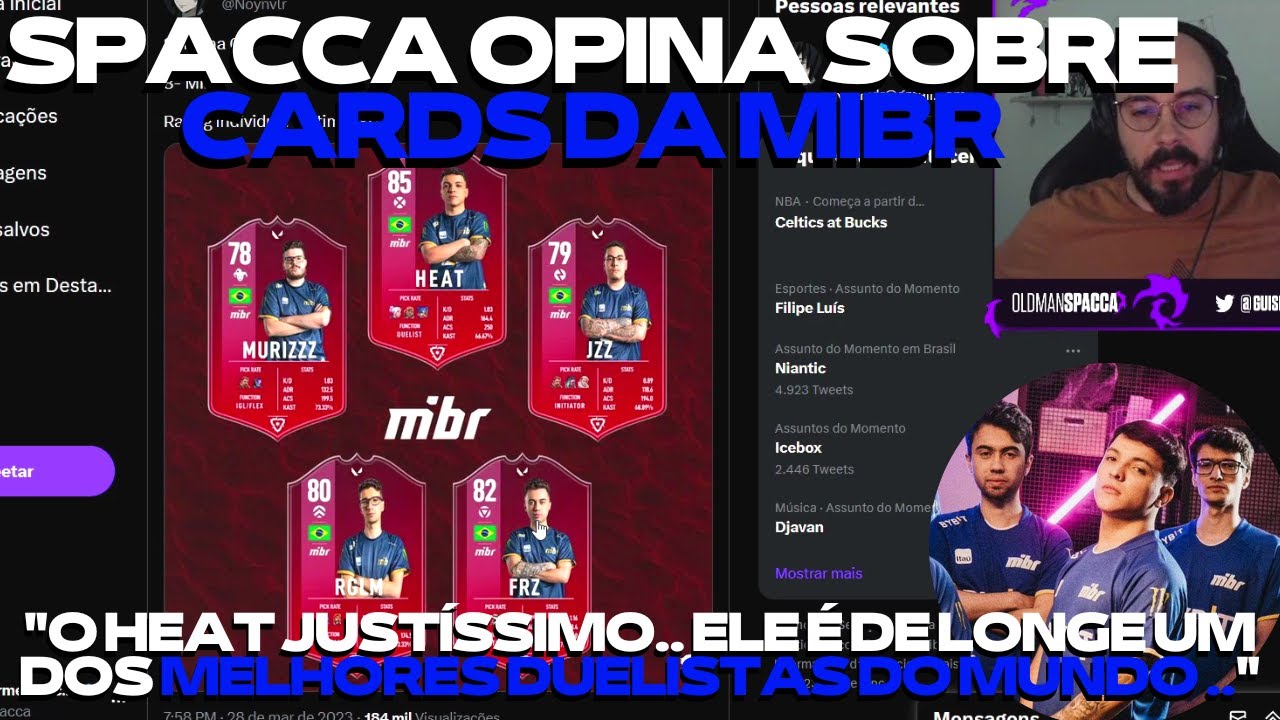 SPACCA COMENTA SOBRE CARDS DA MIBR NO VCT AMÉRICAS - ULTIMATE VALORANT ...
