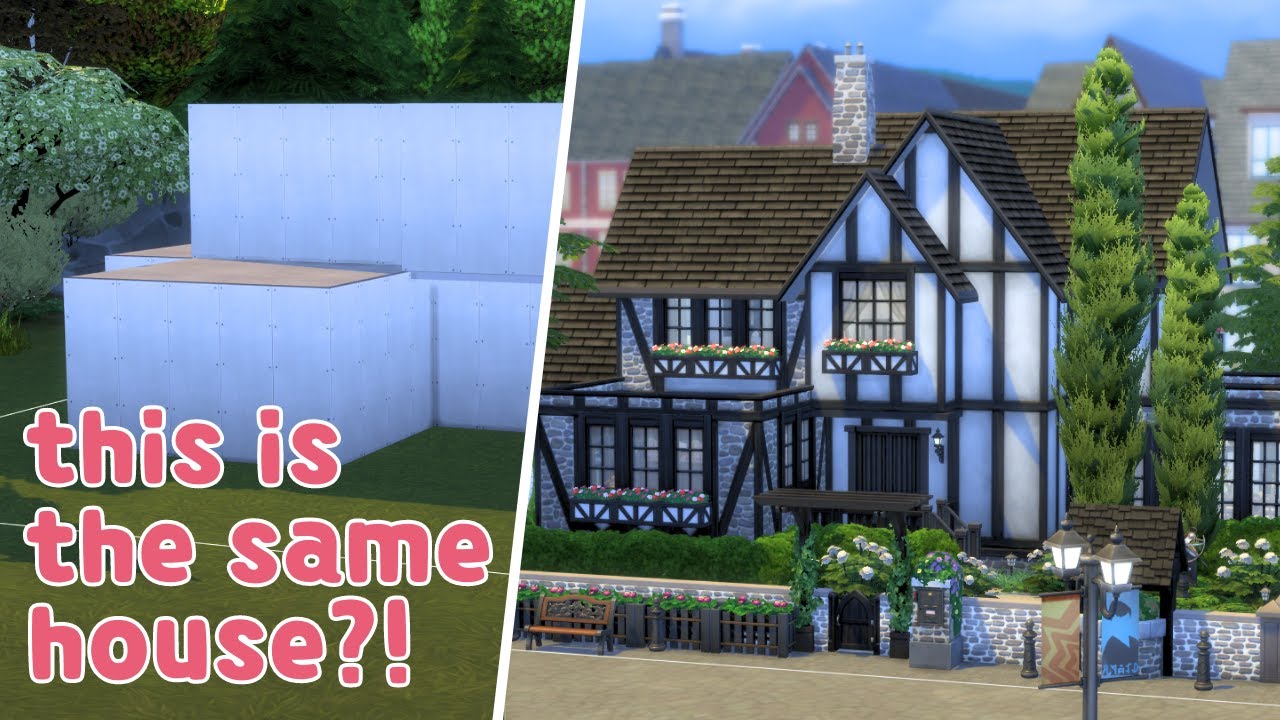 Interior Designer Builds in The Sims 4 | Shell Challenge Tour - YouTube