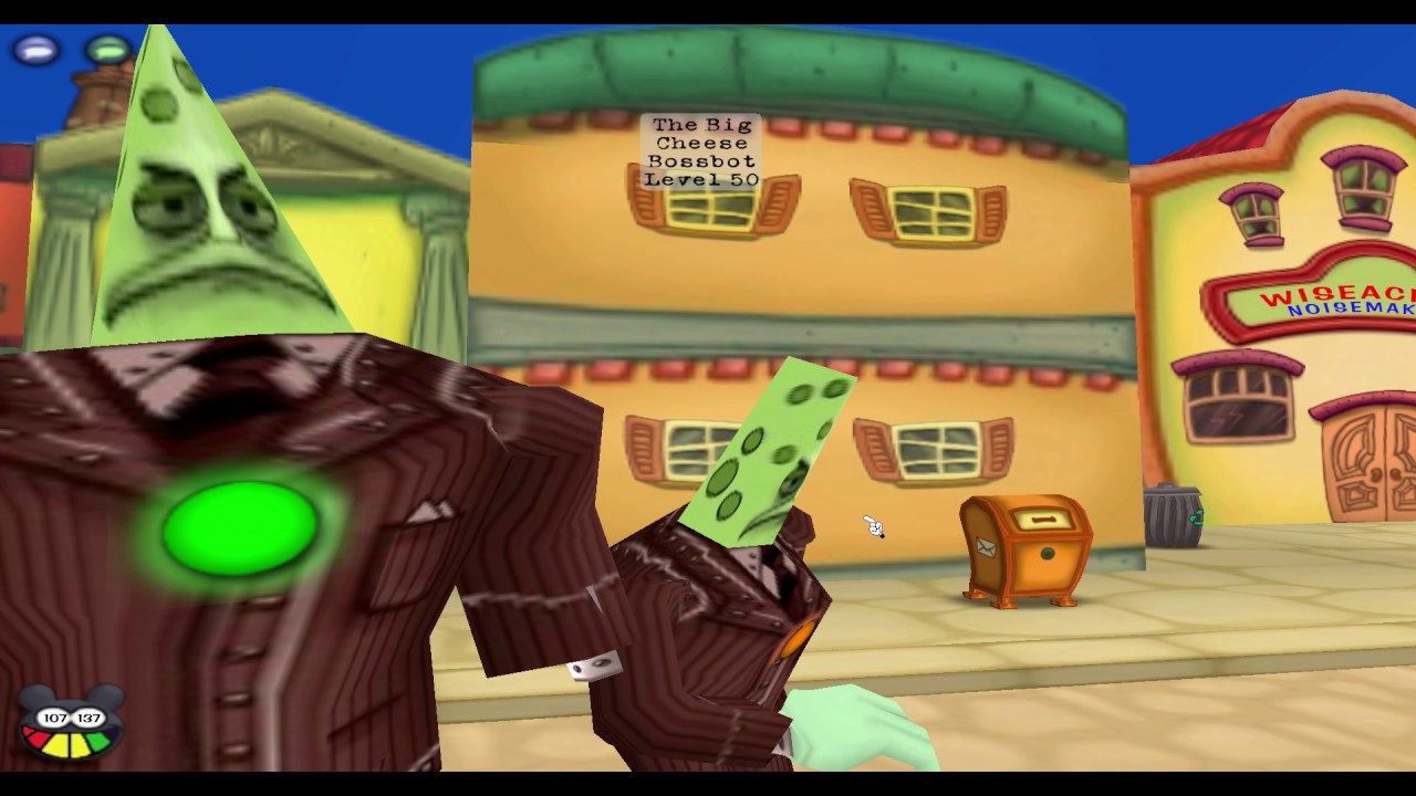 Toontown Offline: Defeating A Level 50 Cog - YouTube