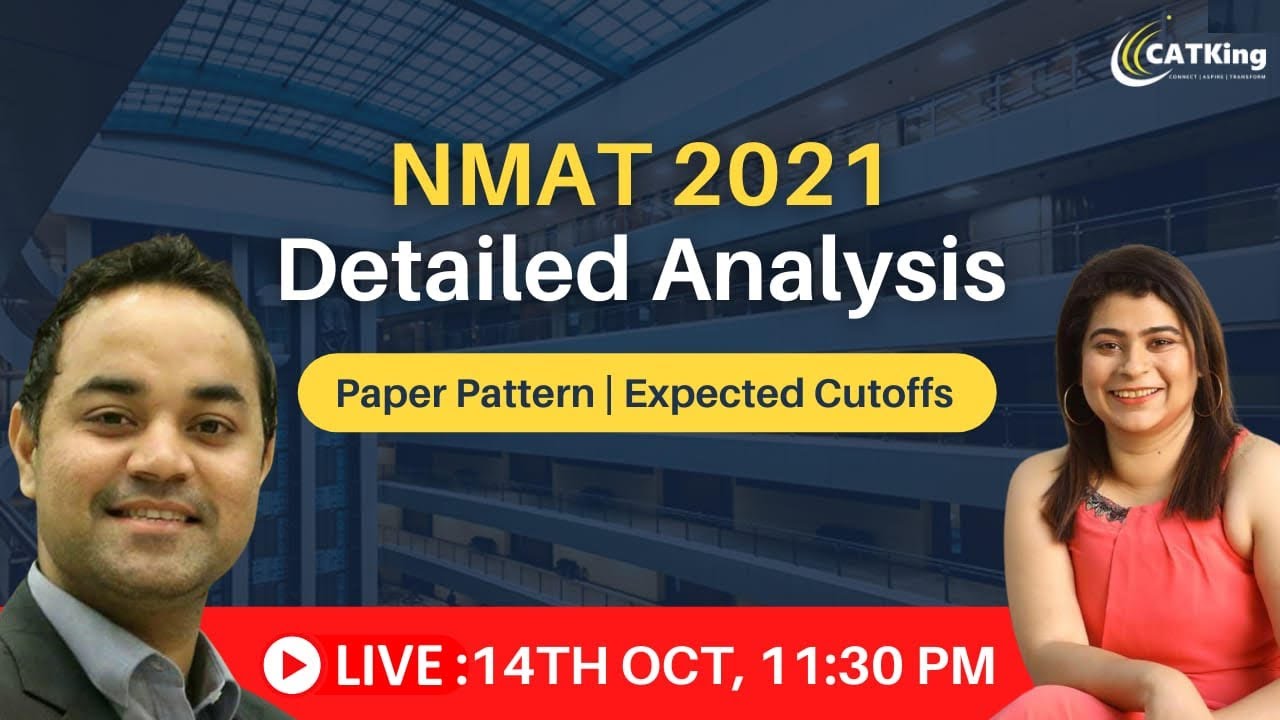 NMAT 2021 Detailed Analysis : Paper Pattern Changes | Difficulty Level ...