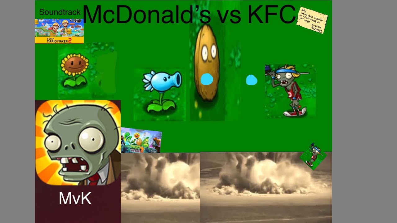 Plants vs Zombies- McDonald’s vs KFC - Episode 2 - YouTube