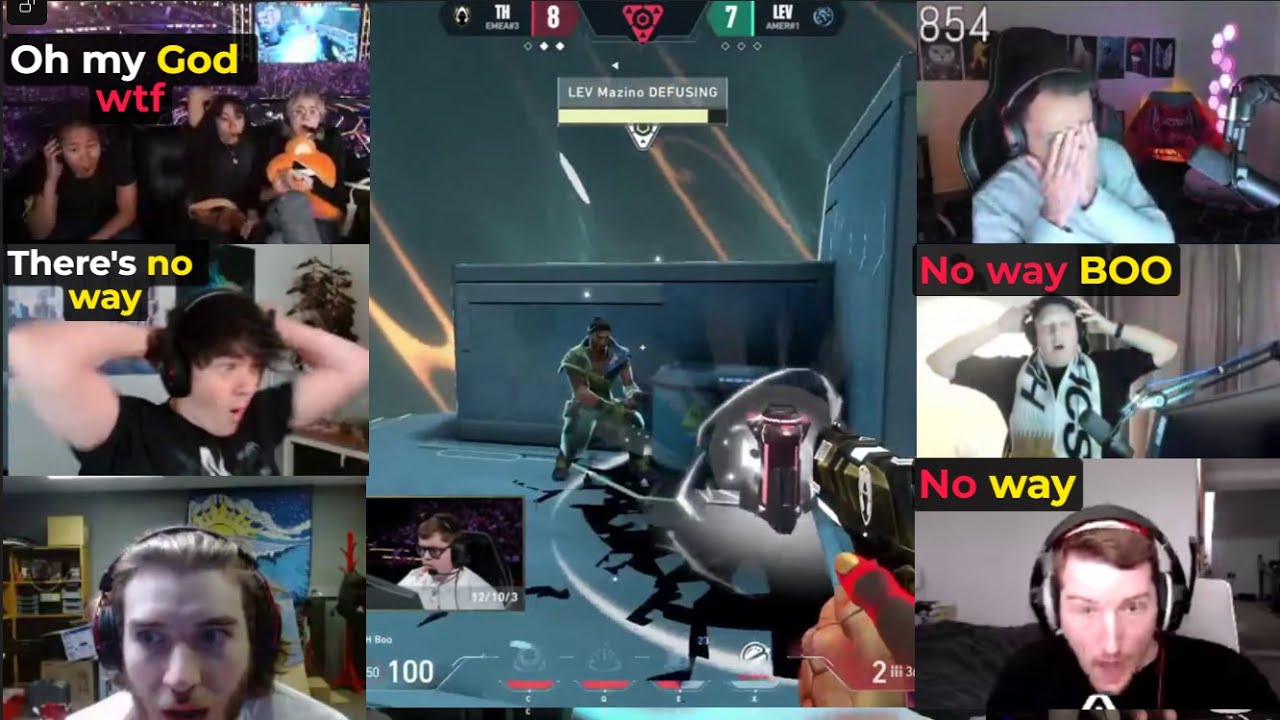 Valorant pros/streamers reacts to TH Boo's Whiff in VCT against LEV ...