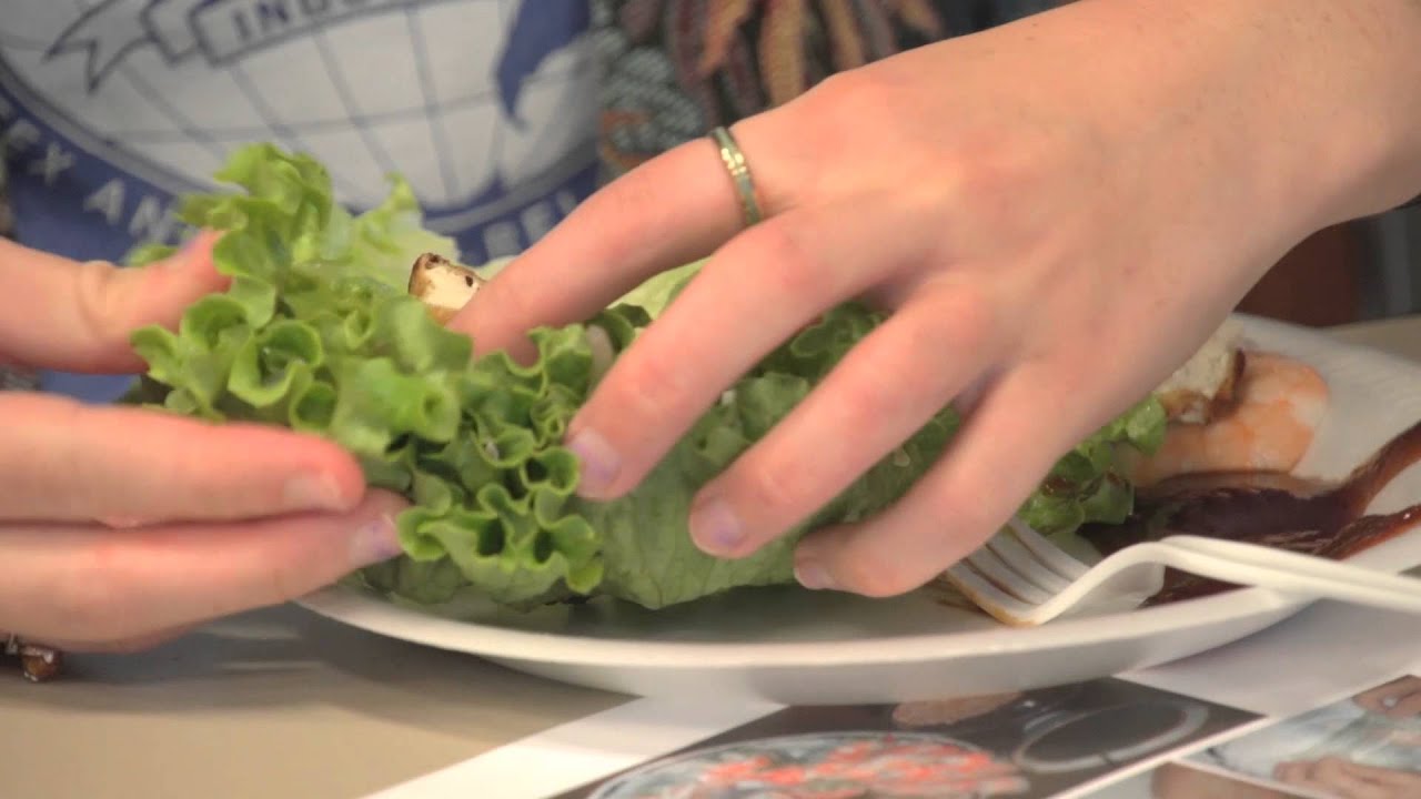 Cuisine Corner: Spring Rolls with Lettuce Wraps - YouTube