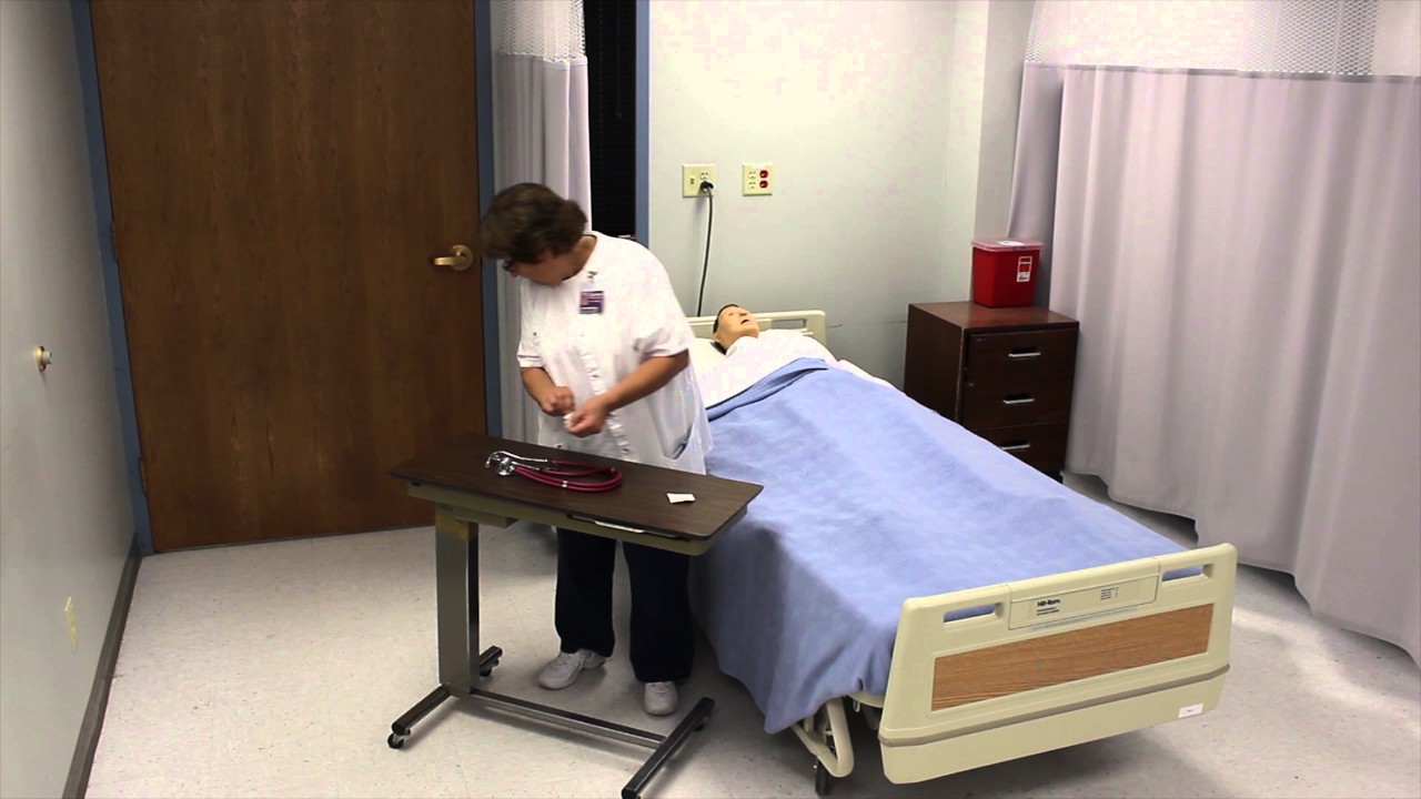 Measuring and recording apical pulse - YouTube
