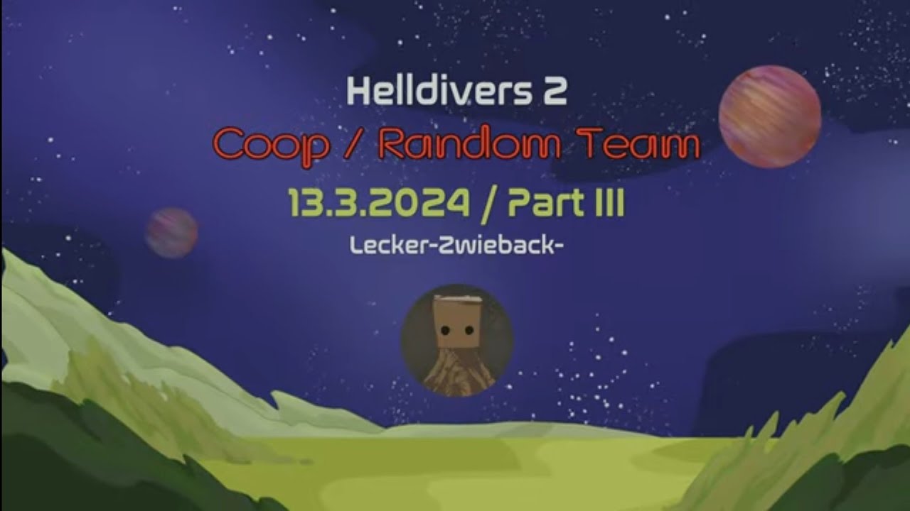 Helldivers 2 - Coop / Random Team - YouTube