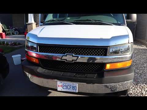 Installing AVS 622068 Aeroskin Flush Mount Chrome Hood Protector for ...