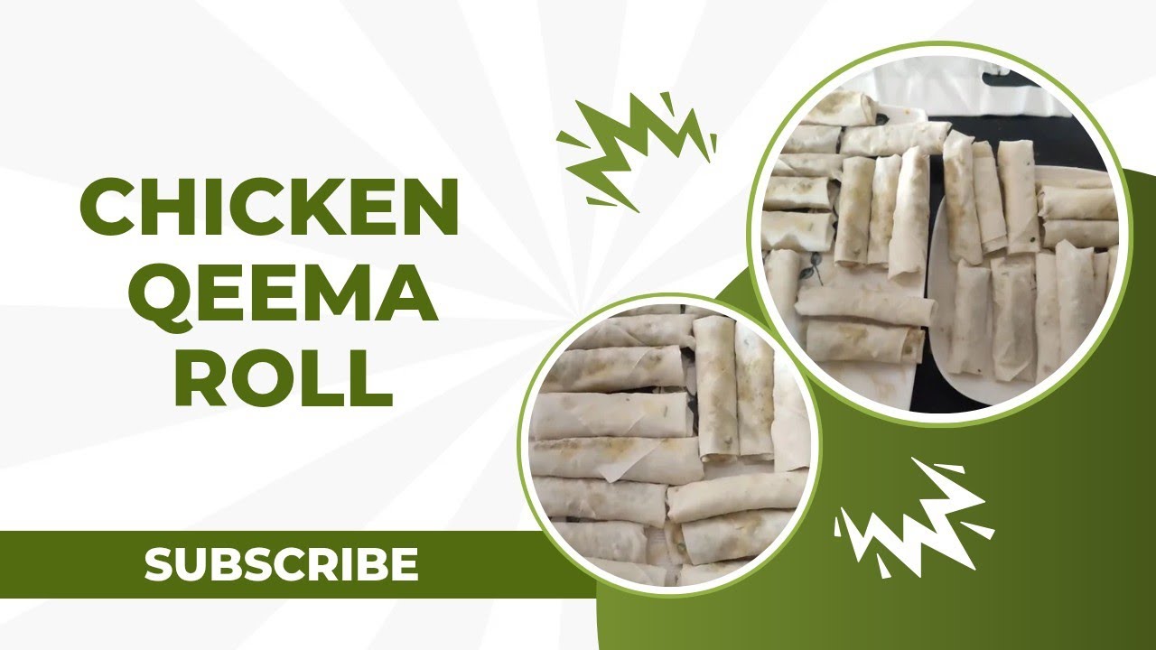 chicken keema Roll Recipe/Ramzan Special Recipe/Easy And Quick Simple ...
