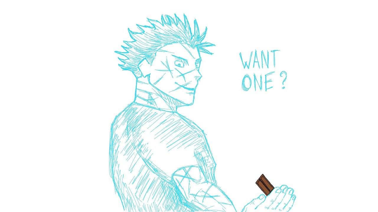 Gojo becomes a Kit Kat - YouTube