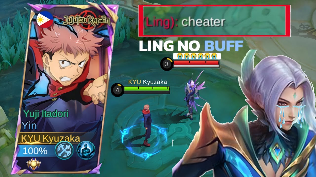 LING NO BUFF! (whole game) 8 MINUTES END (poor ling) - YouTube