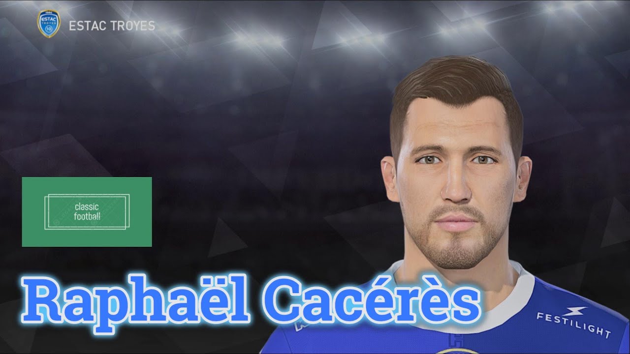 Raphaël Cacérès - PES Clasico (Face, Body& Stats) - YouTube