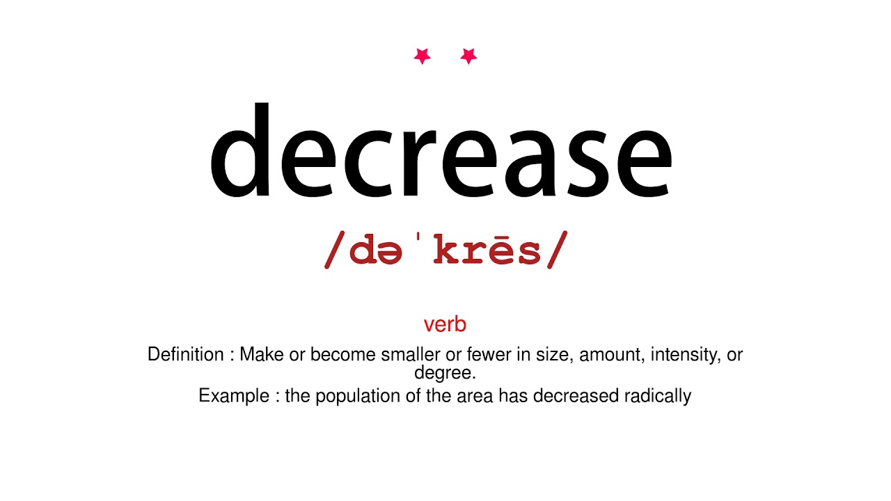 How to pronounce decrease - Vocab Today - YouTube