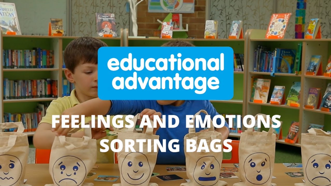 Feelings and Emotions Sorting Bags by Educational Advantage - YouTube