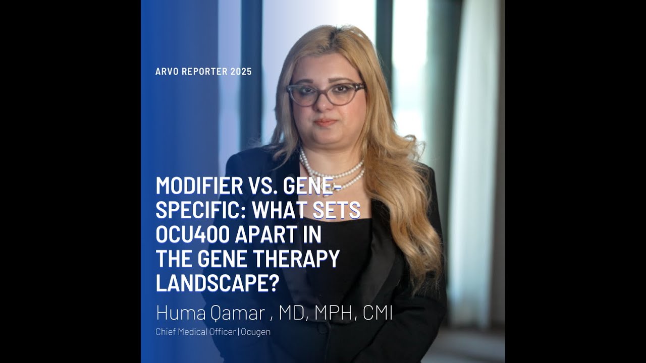 Modifier vs. Gene-Specific: What Sets OCU400 Apart in the Gene Therapy ...