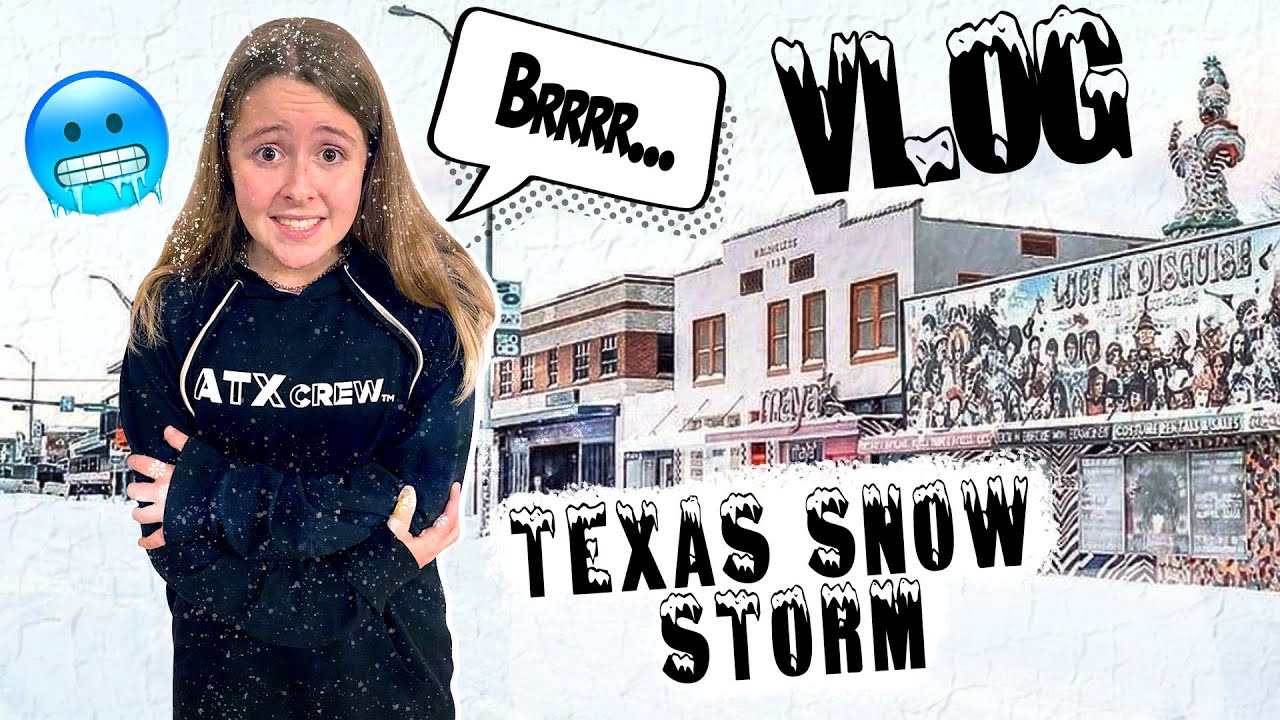 TEXAS WINTER STORM 2021 Vlog *SCARY* 🥶😳 ️ | Trinity Johnston - YouTube