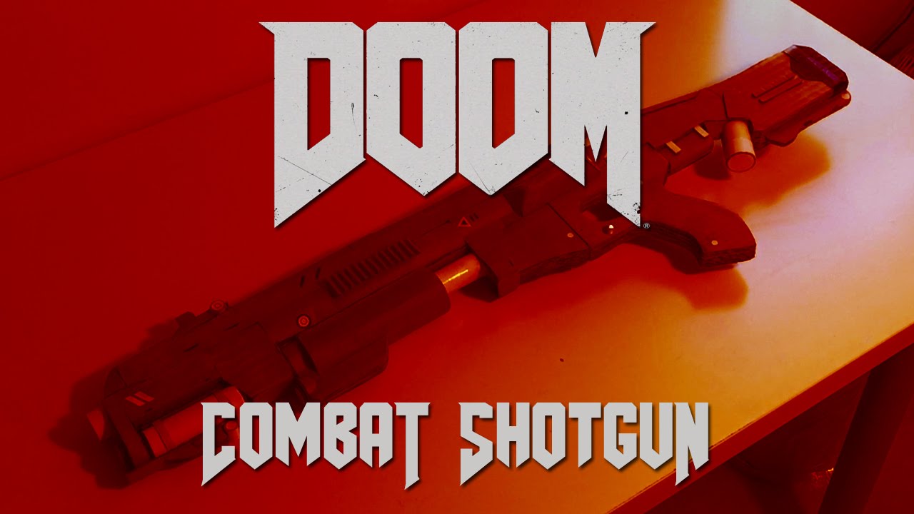 DOOM Combat Shotgun Replica - YouTube
