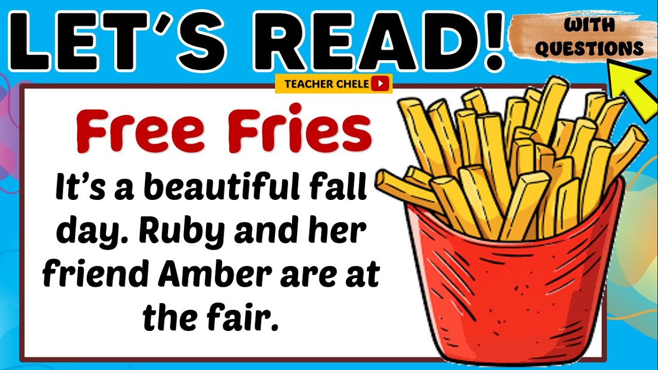 READING COMPREHENSION FOR GRADE 4, 5, AND 6 MATATAG - FALL FRIES - YouTube