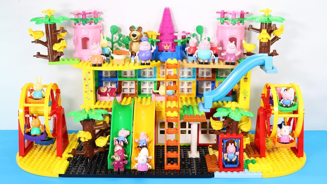Lego House With Water Slide - Lego House Building #2 - YouTube