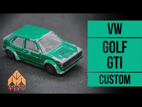 MC TOY custom restoration: VW Golf GTI (Rabbit GTI) - YouTube