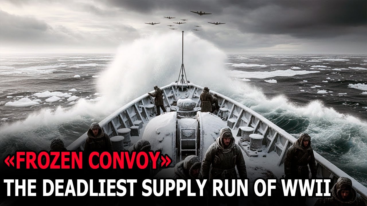 Arctic Terror: Allied Ships Trapped in Ice and Fire - YouTube