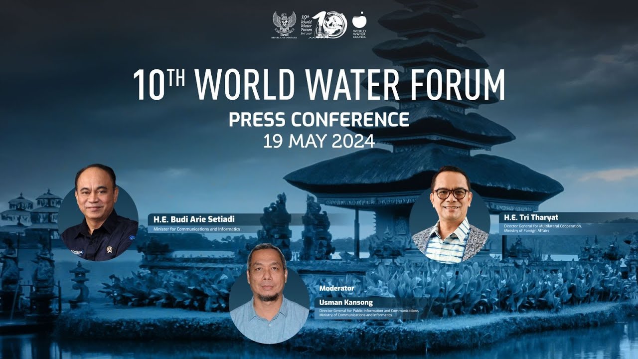10th World Water Forum Press Conference - YouTube