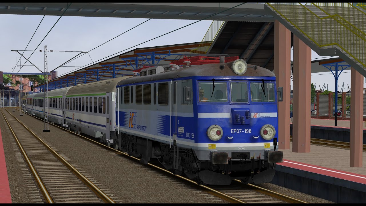 Open Rails - linia 351 Poznań-Szczecin - IC Mehoffer wg rozkładu jazdy ...