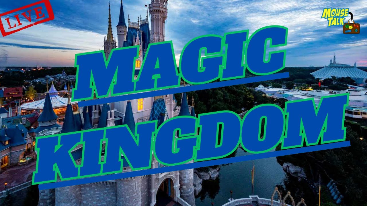 🔴 LIVE: Magic Kingdom Sunday Morning Walk in the Park | Walt Disney ...