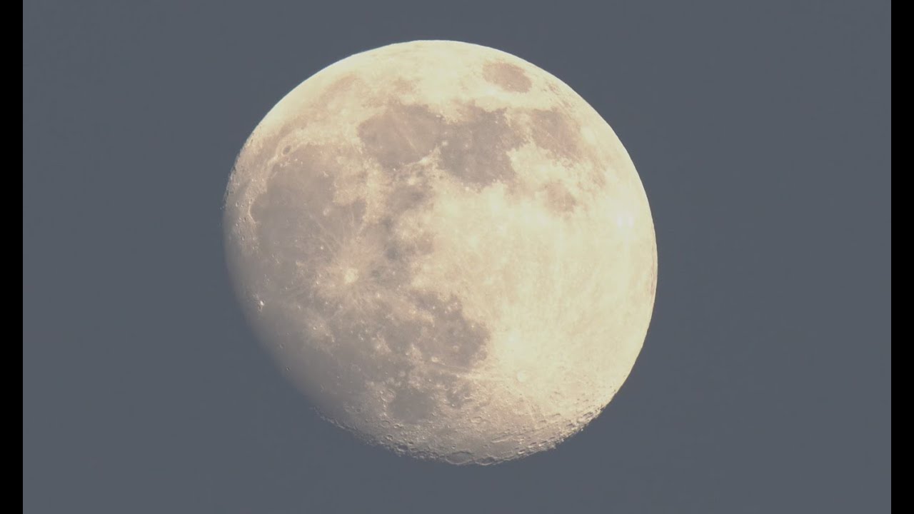 Tonight's Moon 4K - YouTube