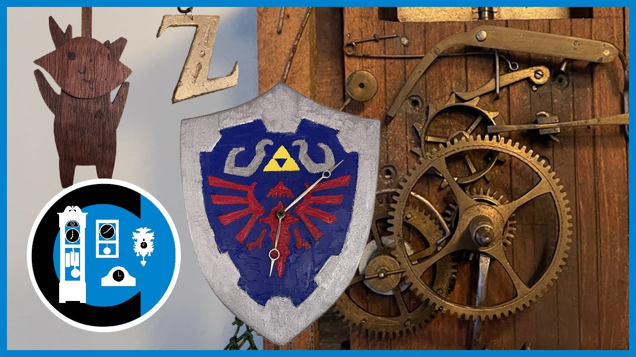 Zelda Themed Shield Clock - YouTube