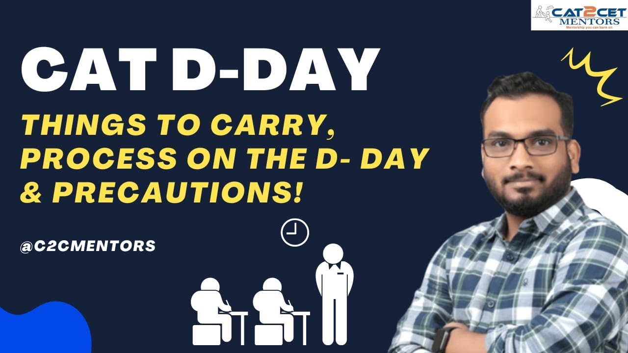 CAT D-DAY | You May NOT be Allowed in the EXAM Hall if You Carrying ...