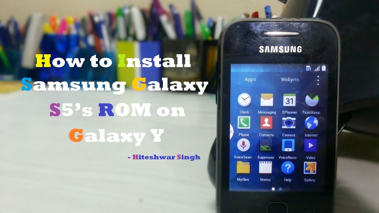 How to install TouchWiz Resurrection (S5 ROM) on Galaxy Y - YouTube