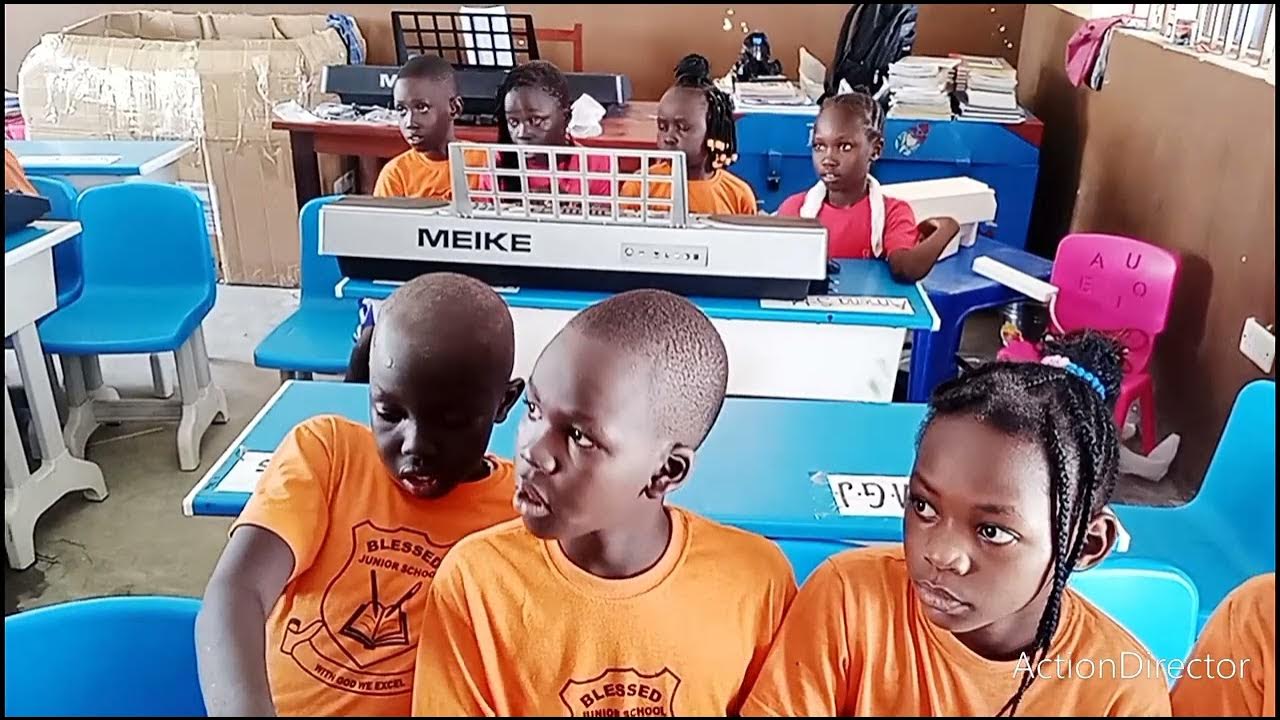 BLESSED JUNIOR SCHOOL-JUBA, MUSIC INSTRUMENTAL CLASSES START.AT SCHOOL ...