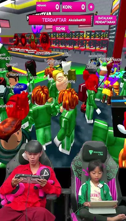 LEIKA DAN TOMPEL JADI PENJAGA SQUIDGAME VIRAL DI FILM 😱😰#leikagaming #roblox #gaming #squidgame2 ...